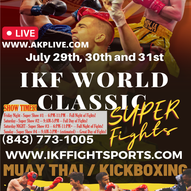 IKF World Classic 2022 Earlybird SPECTATOR Weekend Pass- All 4 Shows!